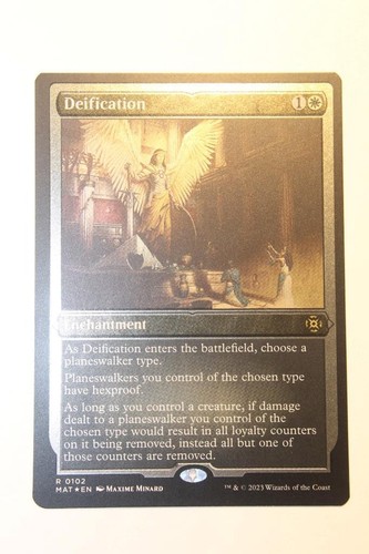 MTG Deification x1-Foil Etched-March of the Machine: The Aftermath-Pack ...
