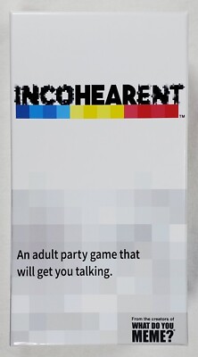 Incohearent Incoherent Adult Party Game - What Do You Meme - New Open ...