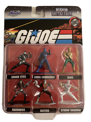 GI Joe Nano Metalfigs , 6 figures Cobra Die cast. by jada 801310317730 ...