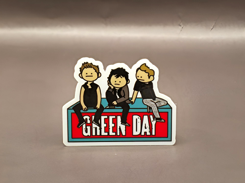 Green Day Vinyl Stickers Pop Punk Rock Alt American Idiot Dookie ...