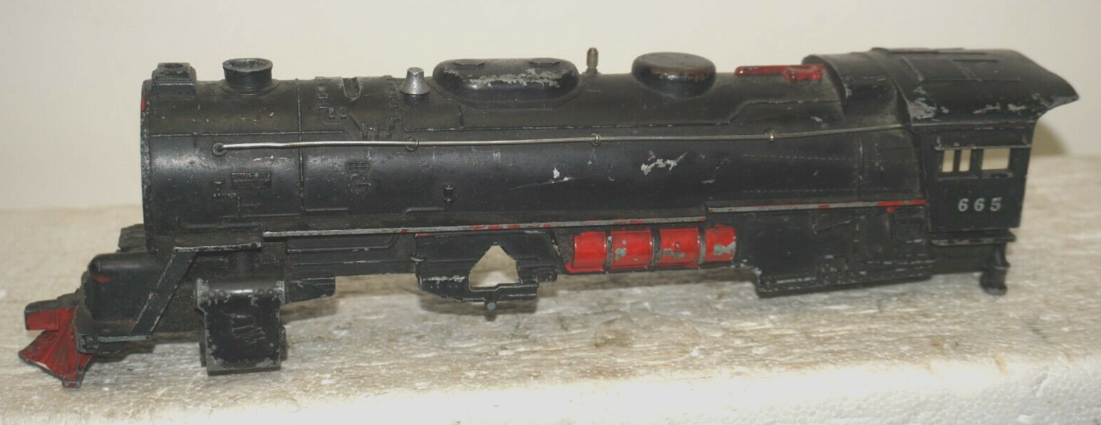LIONEL POSTWAR PARTS 665 STEAM LOCOMOTIVE - DIECAST BOILER/CAB SHELL | eBay