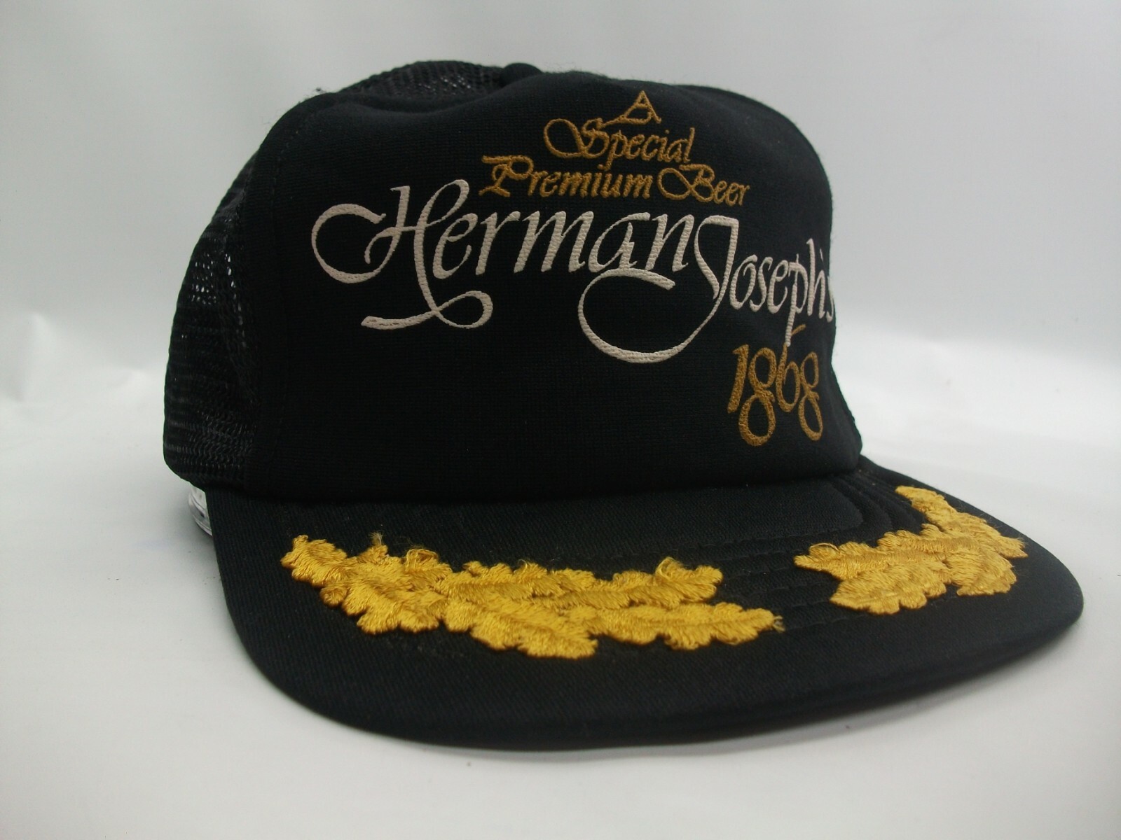 Herman Joseph's 1868 Premium Beer Script Hat Vintage … - Gem