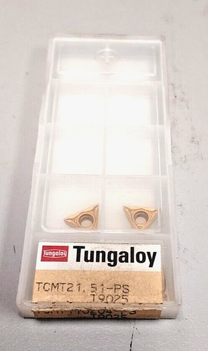 Tungaloy Turning Inserts: TCMT 21.51-PS T9025-5045306, 6820039 (4 pack ...