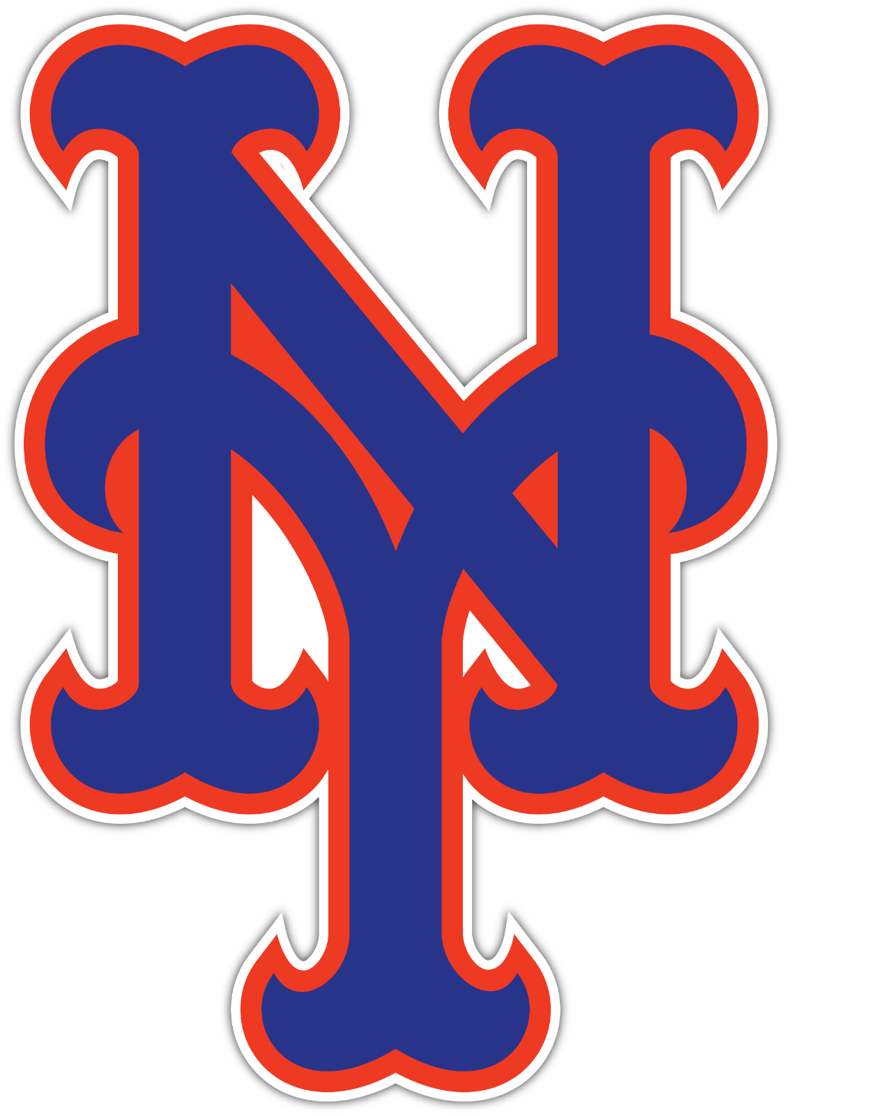 New York Mets Baseball Logo Vinyl Sticker Decal *SIZES* Cornhole Truck ...