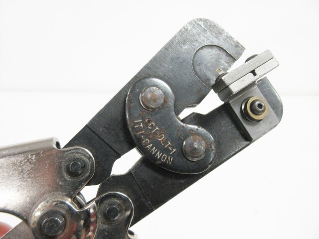 ITT Cannon Cct-dlt-1 Hand Crimper Crimping Tool 28-32 AWG 1 Nest for ...