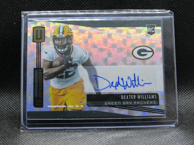 2019 DEXTER WILLIAMS 7/25 UNPARALLELED AUTOGRAPH REFRACTOR ROOKIE CARD ...