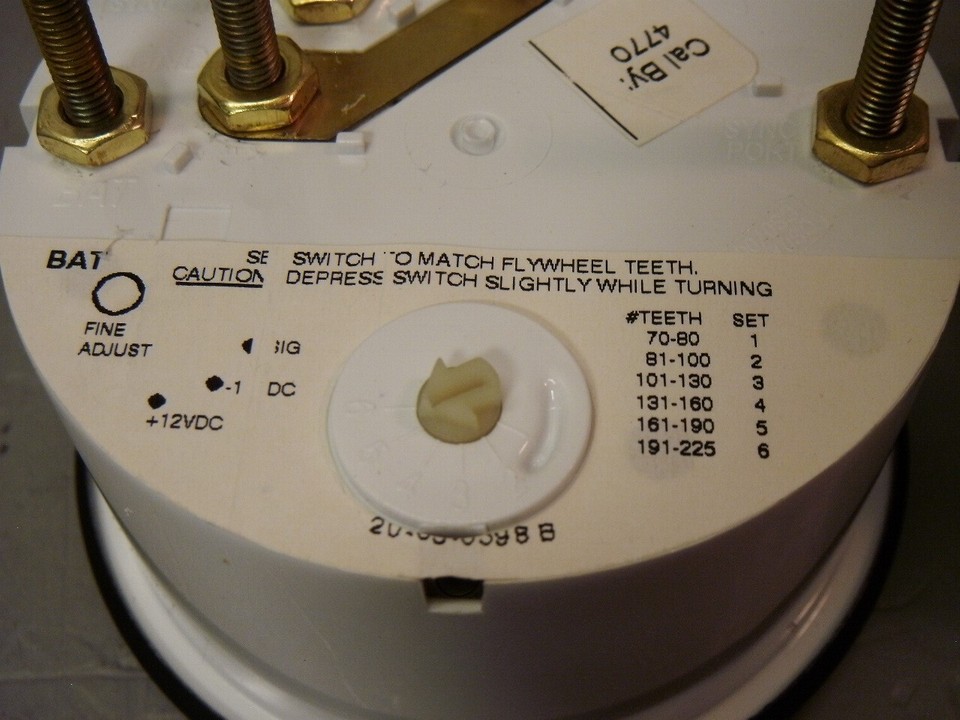 Murphy TDH252B Analog 0-3000 RPM 3" Face Tachometer + Digital Hour ...