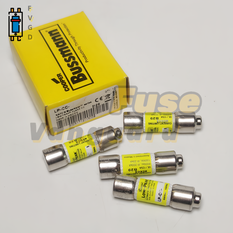 10PCS Eaton Bussmann LP-CC-8 8A 600V Current Limiting Time Delay Fuse ...