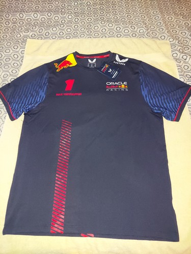Oracle Red Bull Racing Max Verstappen Driver Jersey Shirt Castore Mens ...