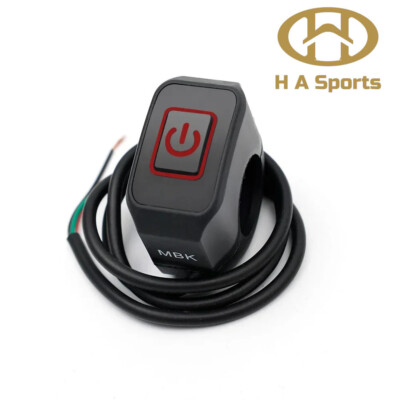 Motorbike Motorcycle Handlebar Headlight Light Horn ON OFF Buttton ...