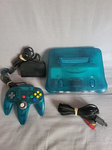 Superbe Console Nintendo 64 Funtastic Clear Blue | eBay