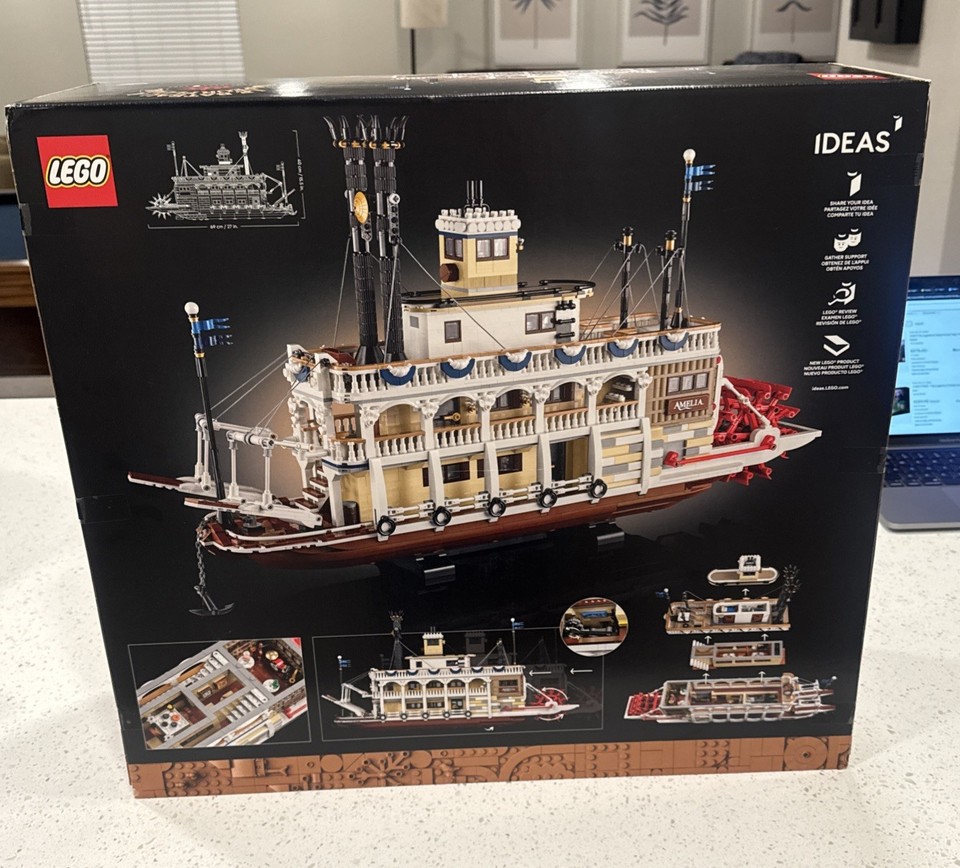 Sealed LEGO Ideas #64 21356 River Steamboat 4090pcs 18+ | eBay