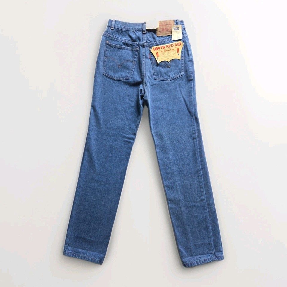 Vintage Levi's 503-02 Loose Straight Jeans Red Tab Acid Wash Made in ...
