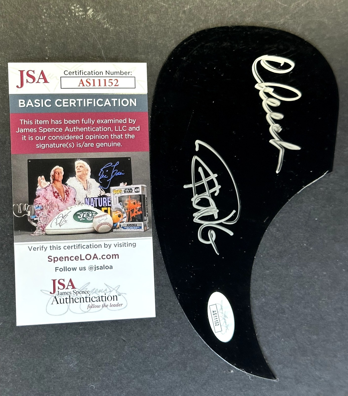 #2 Cheech & Chong Cheech Marin Tommy Chong SignedGuitar Pickguard AUTO ...