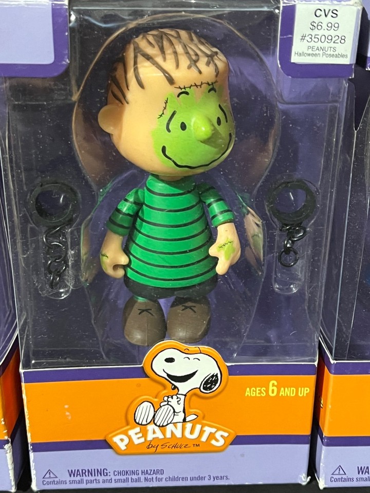 CVS PEANUTS HALLOWEEN TRICK OR TREAT 2012 SET CHARLIE BROWN LUCY LINUS ...