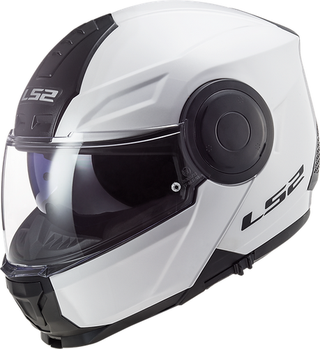 Open Box LS2 Adult Horizon Solid Motorcycle Modular Helmet Gloss White ...