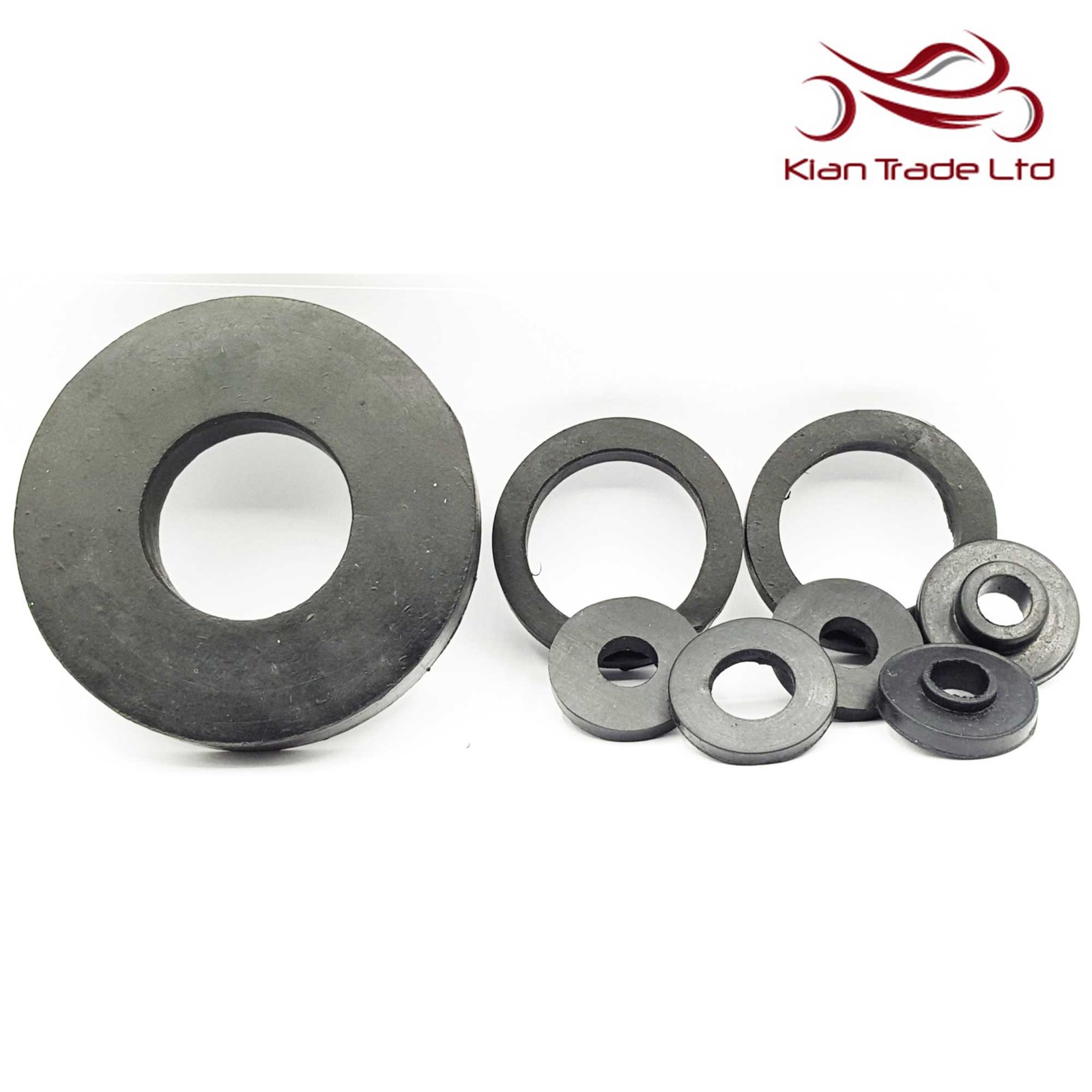 Rubber Distance Spacer Washer Bike Absorb Dampen Honda Motorbike ATV ...