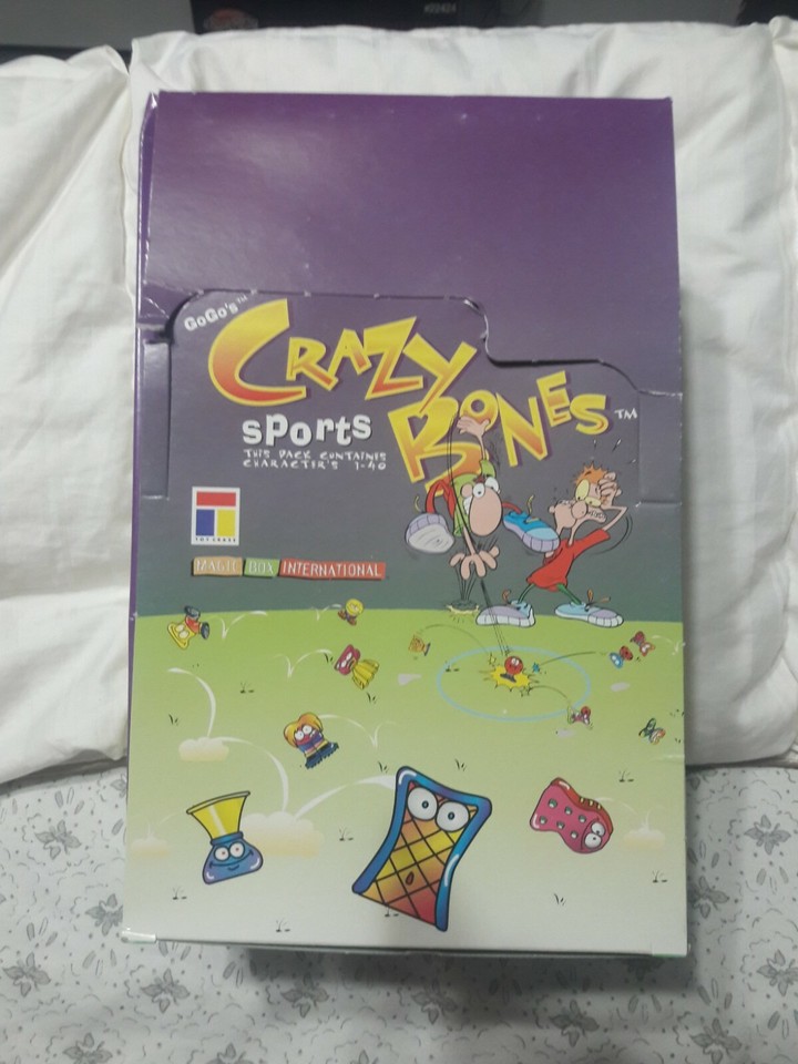 10 NEW SEALED PACKS GOGOS CRAZY BONES ORIGINAL "SPORTS" VERSION ☆ 40 ...