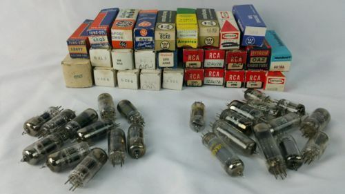 Vintage Radio TV Electron Vacuum Tube 7W7 12BZ7 10DX8 12AL5 8AU8 6LF8 ...
