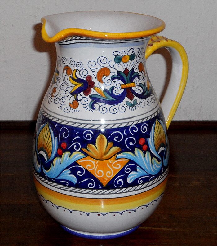 DERUTA POTTERY GEOMETRIC VARIO and RICCO XL PITCHER 2 LITERS PITCHER | eBay