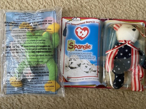 McDonald's TY Beanie Baby Spangle 1999 RARE International BEARS II ...
