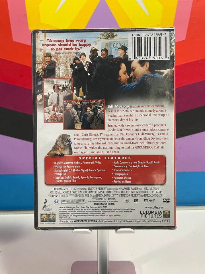 Groundhog Day (Special Edition) DVD NEW SEALED Widescreen Bill Murray ...