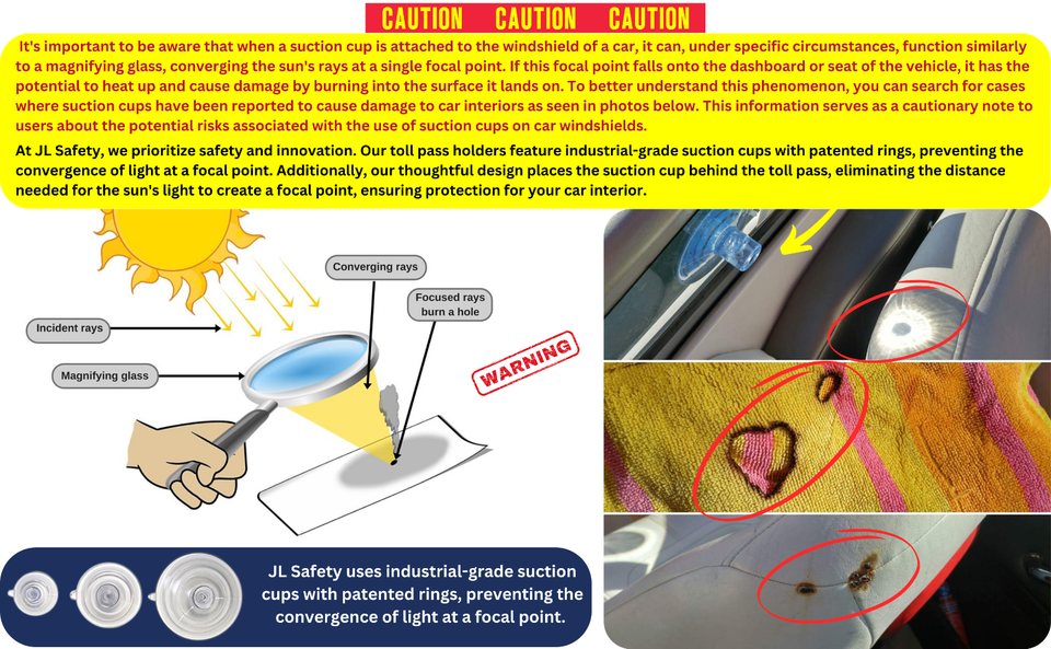 Universal FasTrak Toll Tag Holder. Clear, Fits ALL FasTrak Models. Made ...