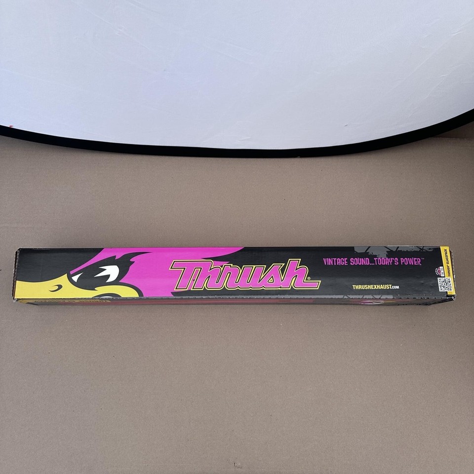 Dynomax Thrush Glasspack Muffler, 2" In / 2" Out Center/Center; 24204 ...