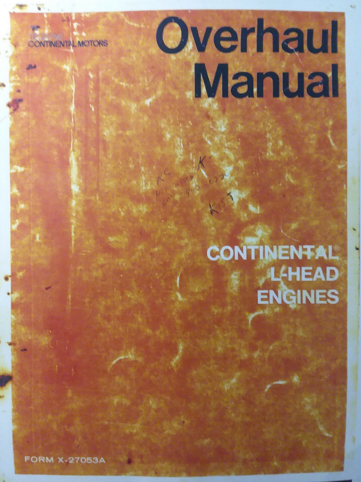 Continental Engine Service Manual N56 N62 Y69 Y91 Y112 F124 F125 F140 ...