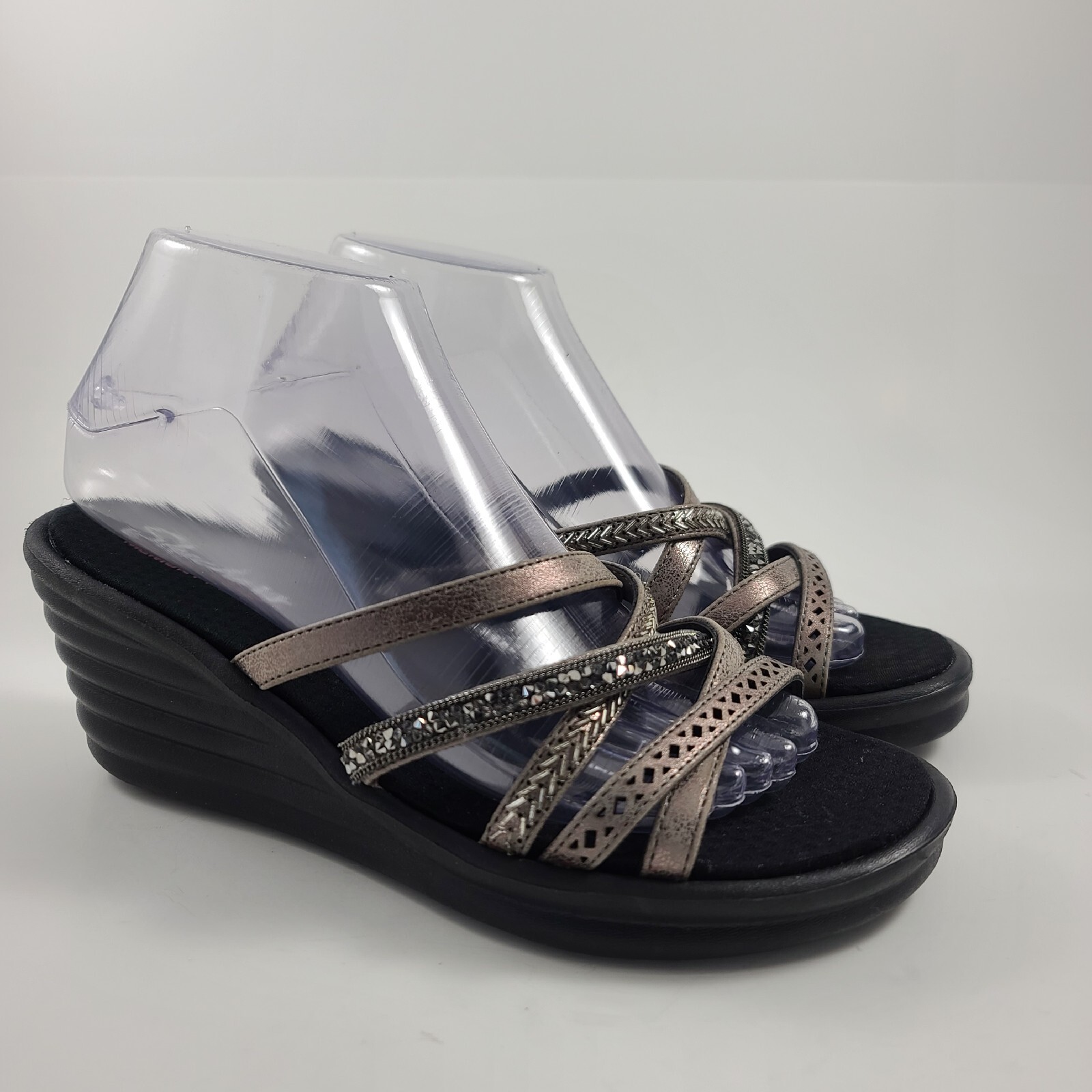 Skechers Rumbler Wave New Lassie Wedge Sandals Women'… - Gem