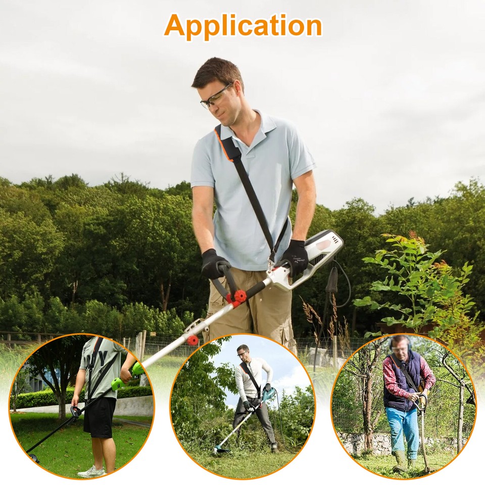 Universal Trimmer Shoulder Strap Adjustable Harness Belt Weed Eater ...
