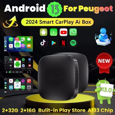 3In1 CarPlay Ai Box Wireless Android Auto USB Adapter Youtube Netflix ...
