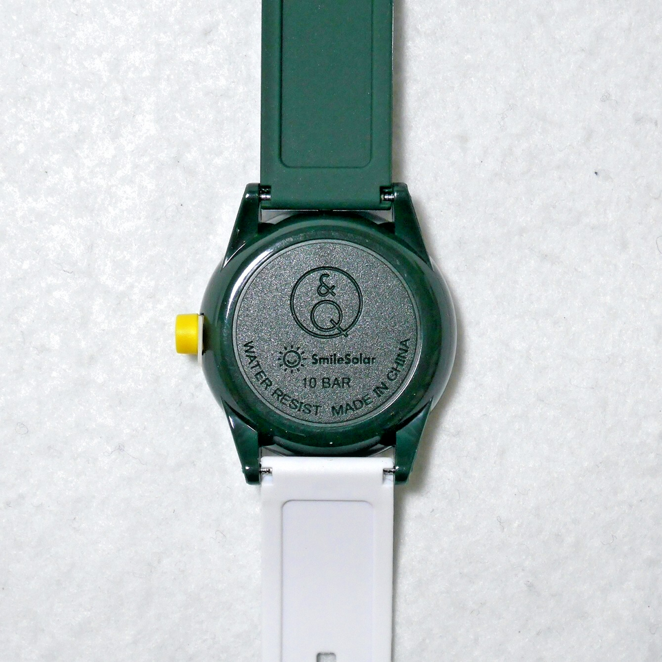 CITIZEN Q&Q Snoopy Woodstock Peanuts Golf Watch R02A-510VK Green Solar ...