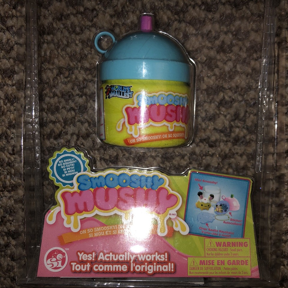 Worlds Smallest Smooshy Mushy X2 NEW Cute Mini Squishies Kitty | eBay UK