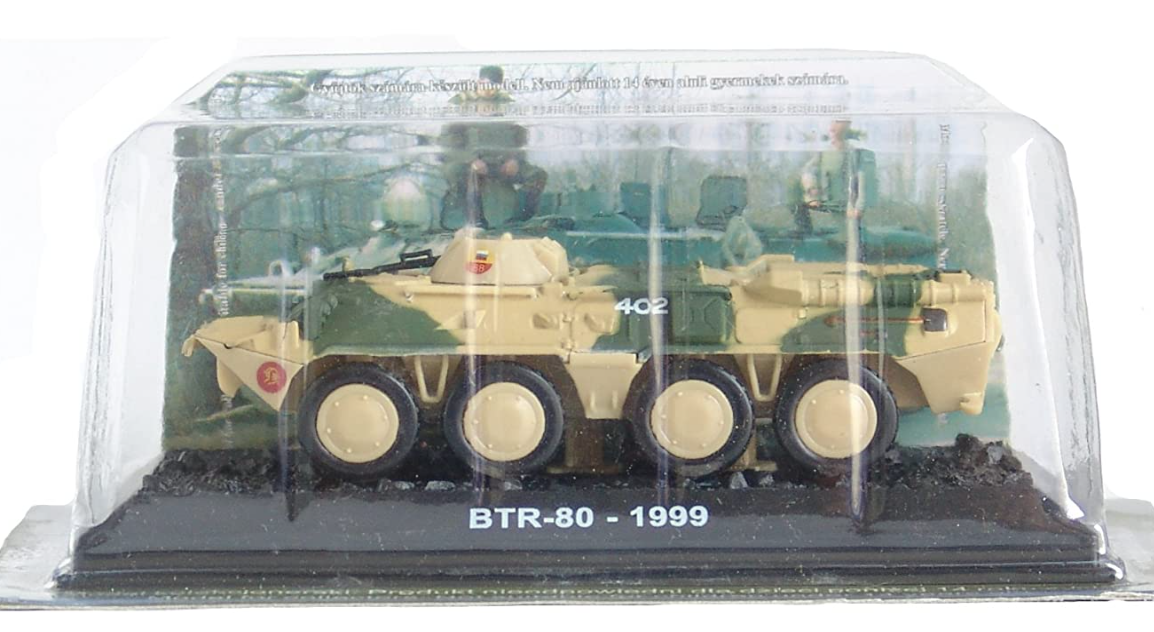 BTR-80 - 1999 Soviet/Russian Military Transporter Vehicle Model Diecast ...