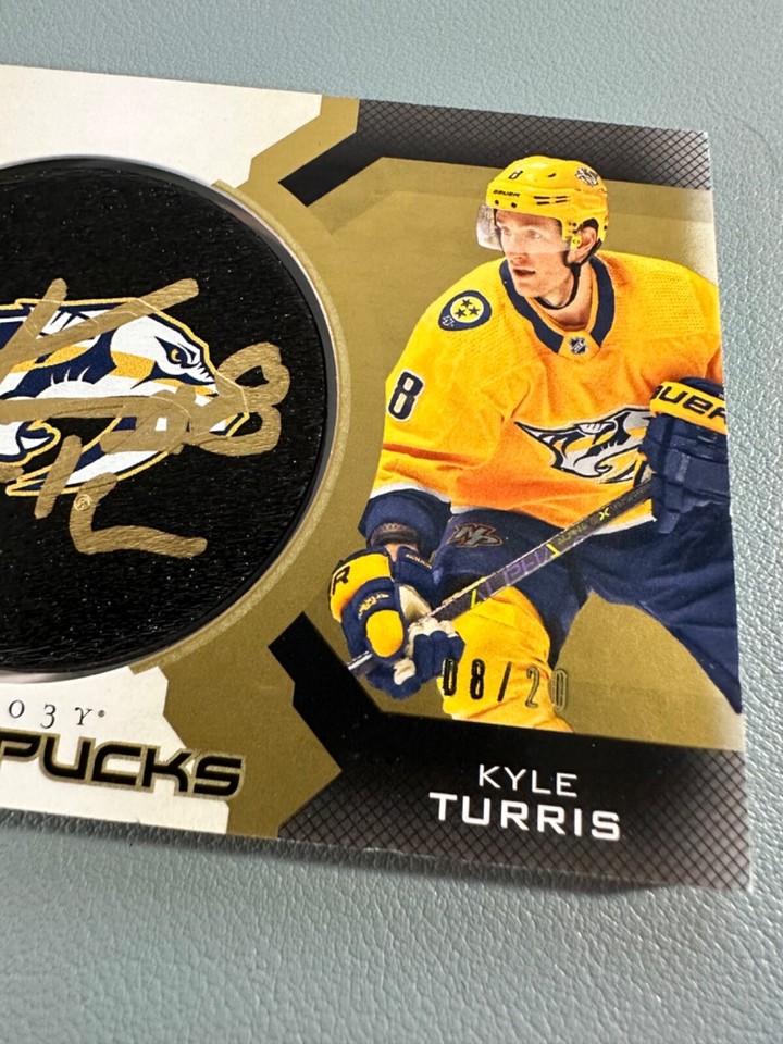 2019-20 Upper Deck Trilogy Signature Pucks Autograph KYLE TURRIS 08/20 ...