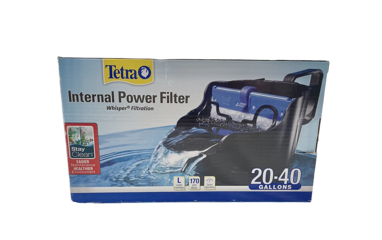 Tetra Whisper 40 Power Filter for Aquariums 20-40 Gallons for sale ...