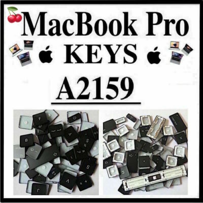 🍒 MacBook Pro Keyboard Key / Keys MODELS: A2159 W & W/O Clip | eBay