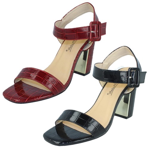 Women's Anne Michelle Block Heel Open Toe Sandals | eBay
