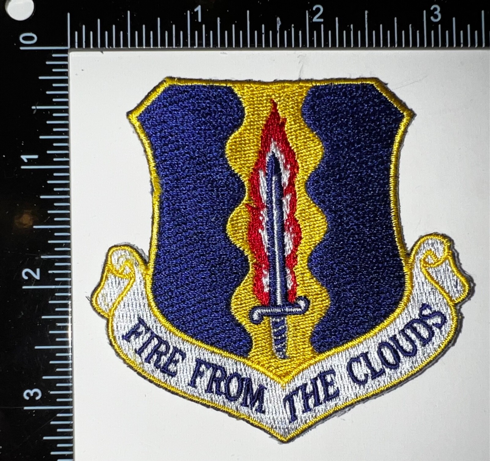 USAF US Air Force 33rd Fighter Wing Fire From the Clouds Patch | eBay