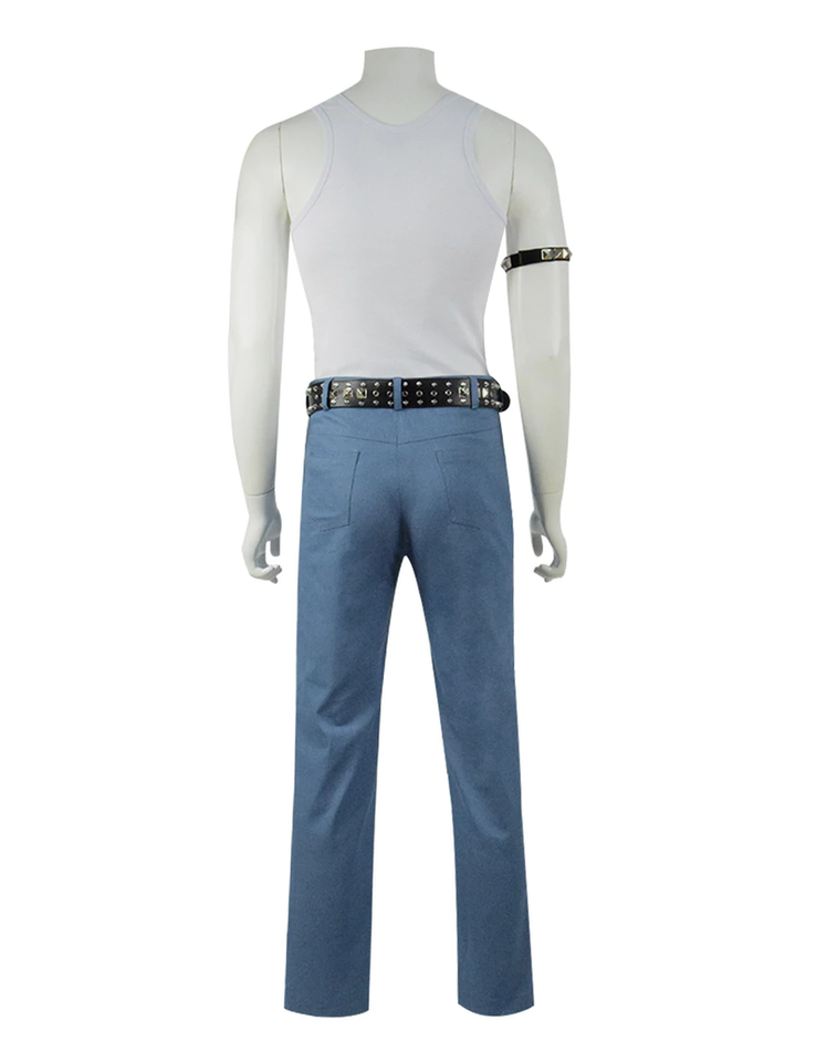 Queen Freddie Mercury Cosplay Costume Men's Full Set Stage Costume Belt ...