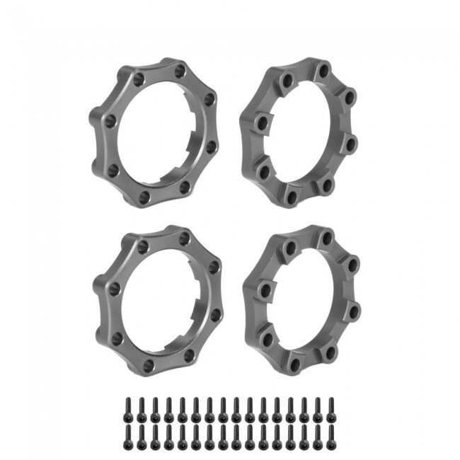 Alloy 3.8 Inch Hex Adapter Locking Rings 8x32 to17mm For ProLine 3.8 ...