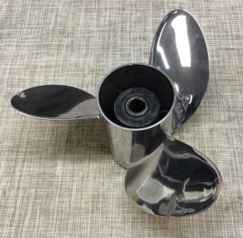 OMC Johnson Evinrude 14-1/2x24 Raker Stainless Steel Prop 394755 ...