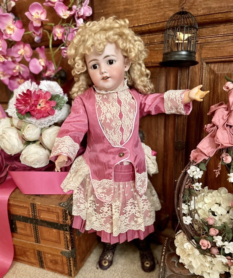 28” Antique Simon & Halbig 1249 known as “SANTA” A Simply Splendid ...