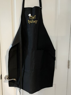 Personalized “Chef Sydney” Apron. Brand New. OS | eBay