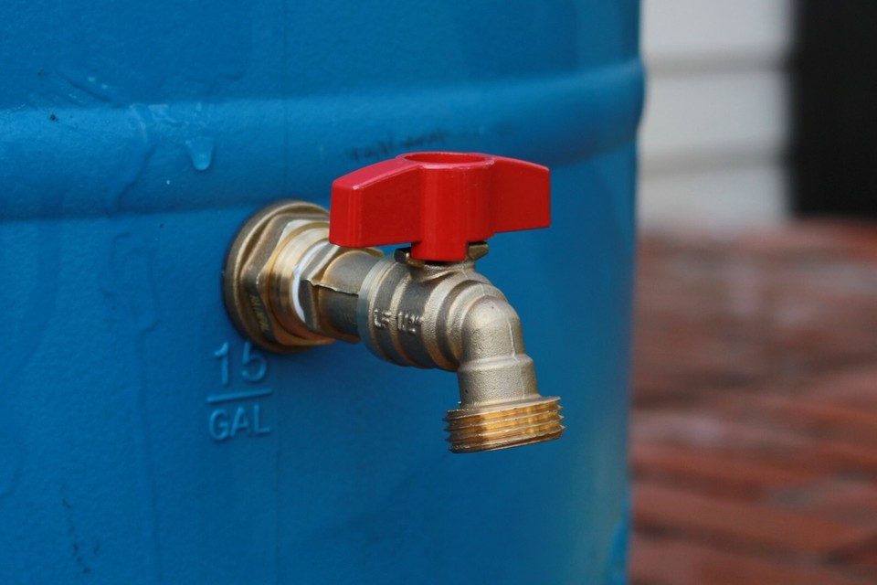 RAINPAL RBS012 Brass Rain Barrel Spigot (Ball Valve with Bulkhead ...