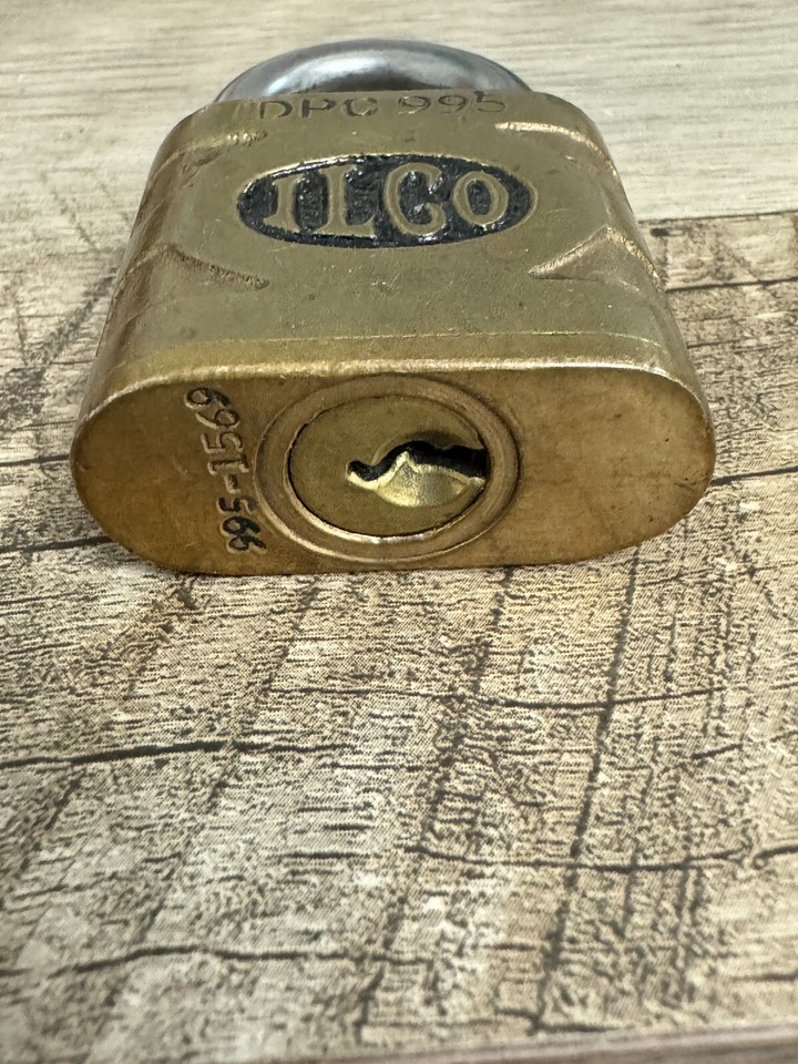 Vintage Old Independent Lock Co. ILCO DPC Padlock No Key | eBay