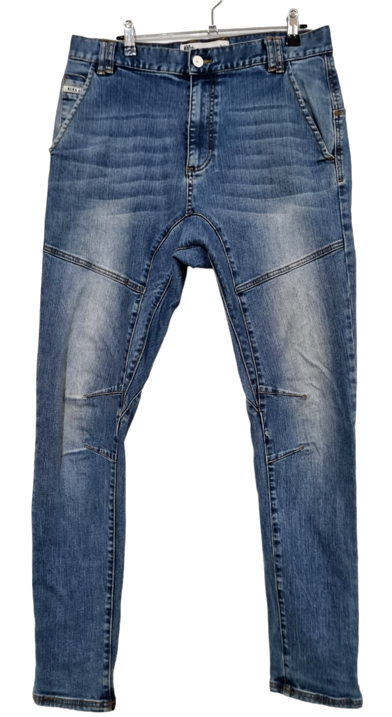 Nena & Pasadena NXP Mens Blue Straight Casual Jeans -… - Gem