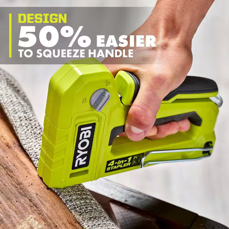 NEW Heavy Duty 4-In-1 Versatile Staple Gun Easy to Use Handle Easy ...