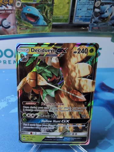 Decidueye GX - 12/149 - Pokemon Sun & Moon Base Set Ultra Rare Card NM ...